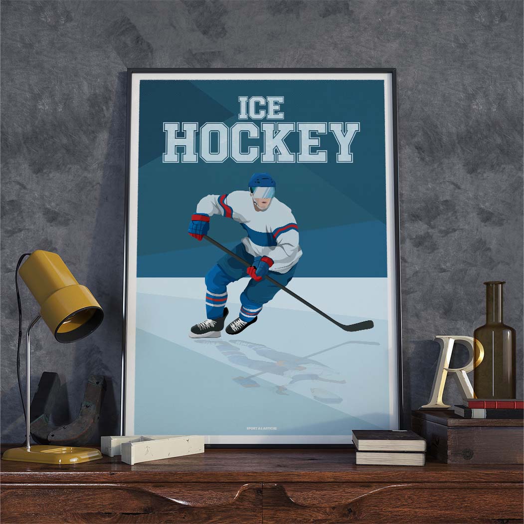 Affiche Hockey sur glace - Poster Hockey sur glace – Sport à l'Affiche
