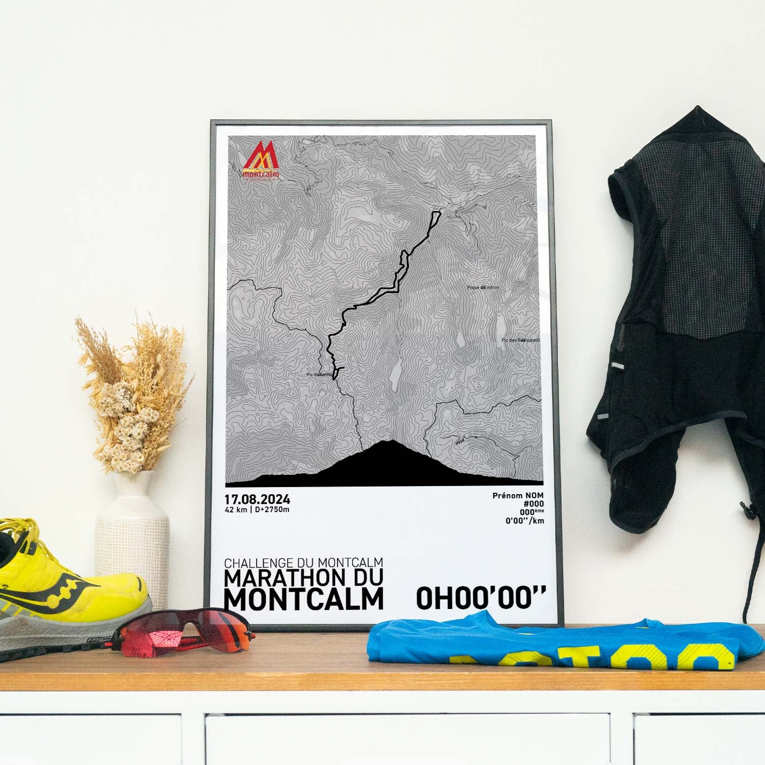 Affiche Running - Affiche Challenge du Montcalm – Sport à l'Affiche