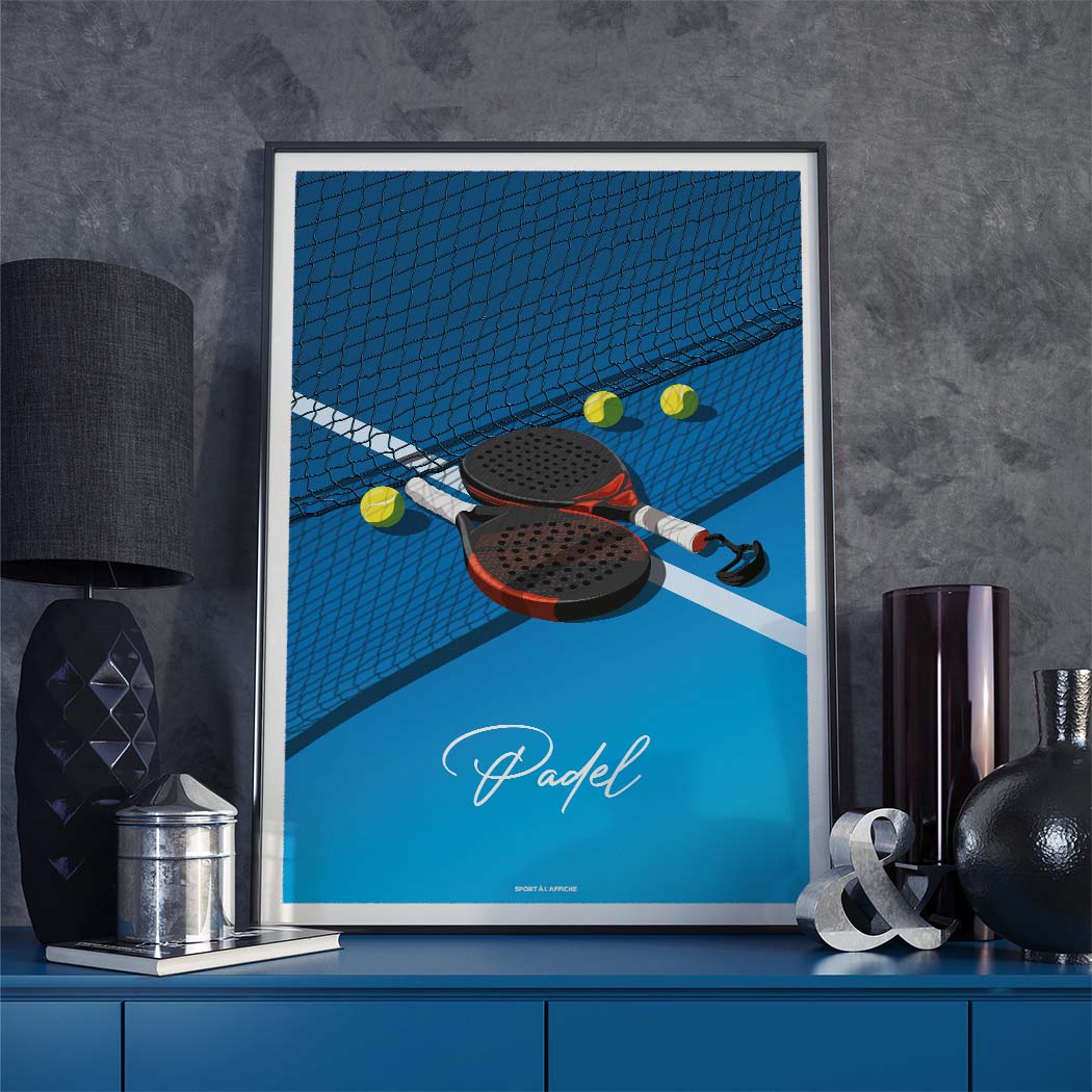 Affiche Padel - Poster Padel - Déco Padel – Sport à l'Affiche