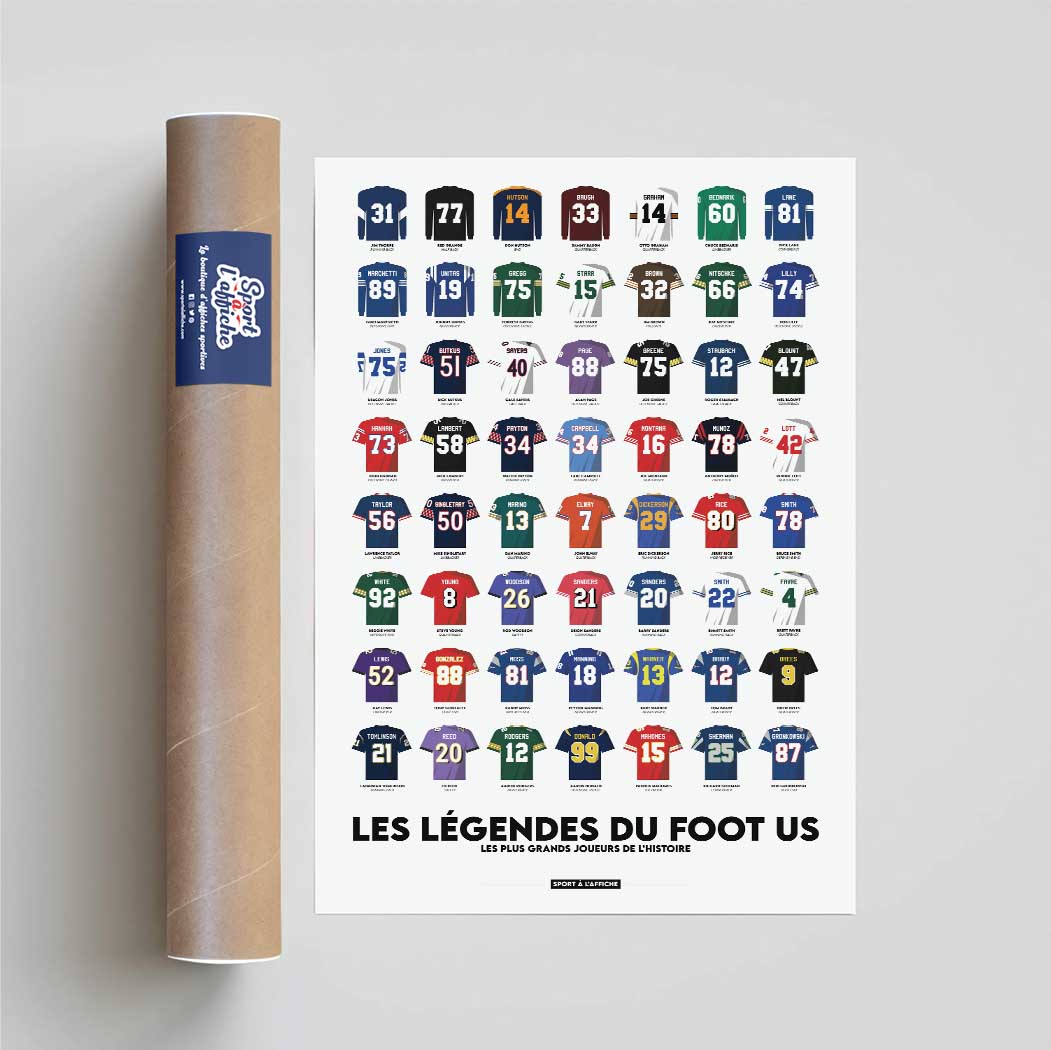 AFFICHE FOOTUS | Les Légendes du Foot US – Sport à l'Affiche