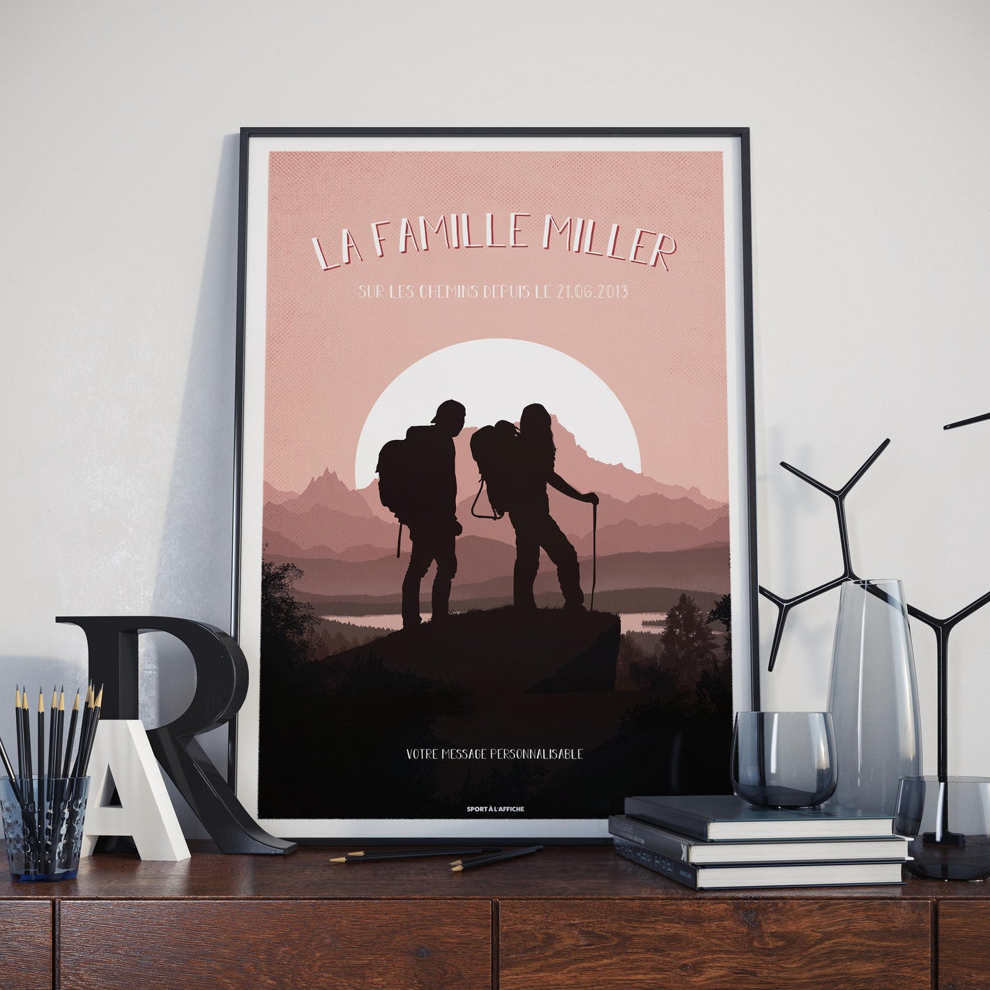 AFFICHES RANDONNÉES PERSONNALISÉES – Sport à l'Affiche